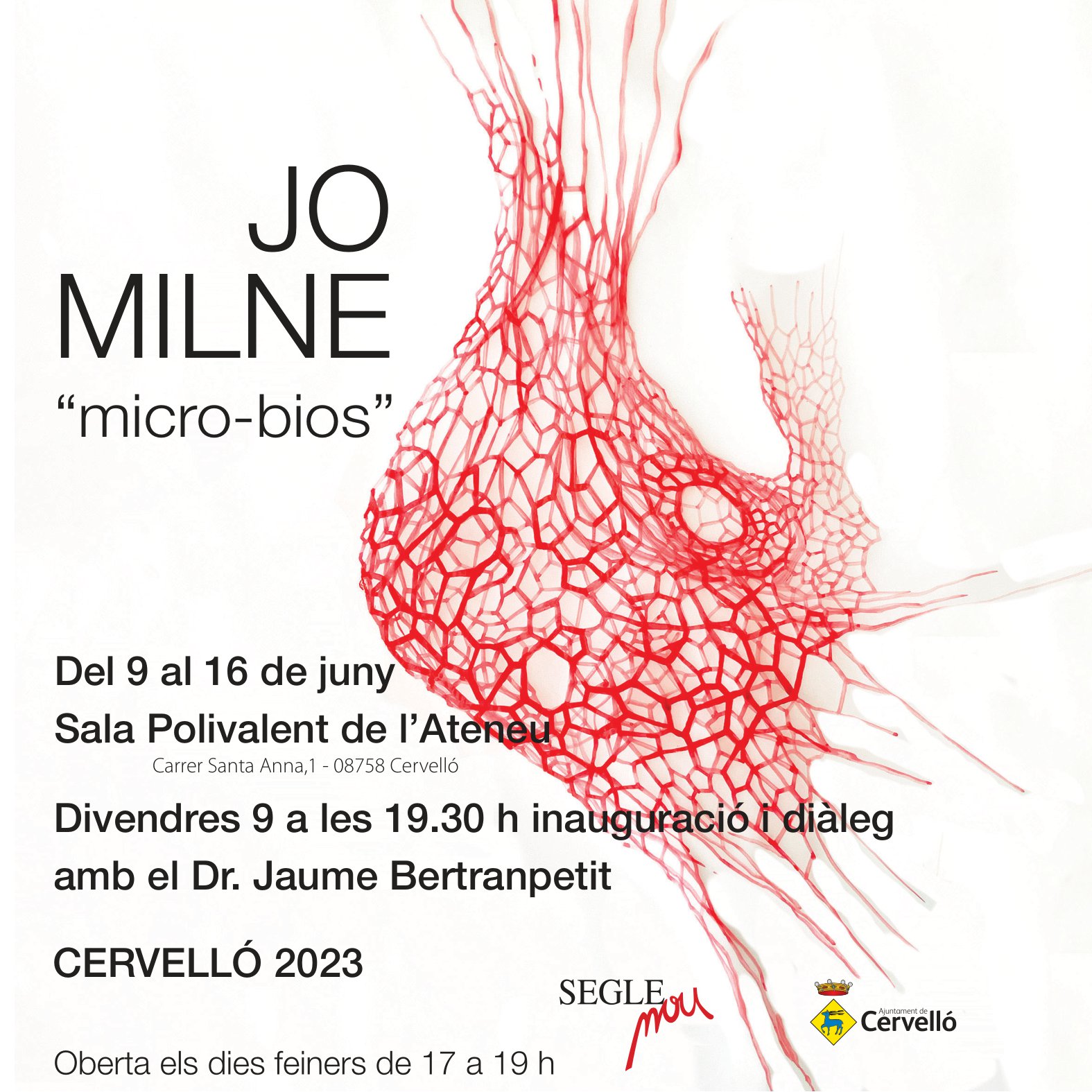 'micro-bios', exposición de Jo Milne | EINA